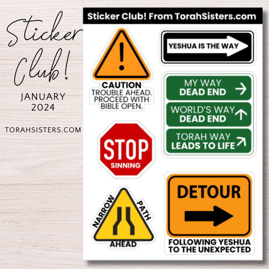 Overstock Stickers – Torah Sisters